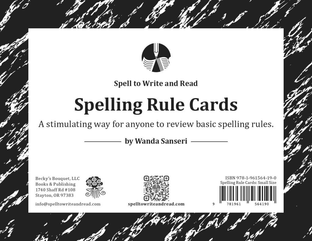 Spelling Rule Cards (Small) – SWR Forum & Resource Center